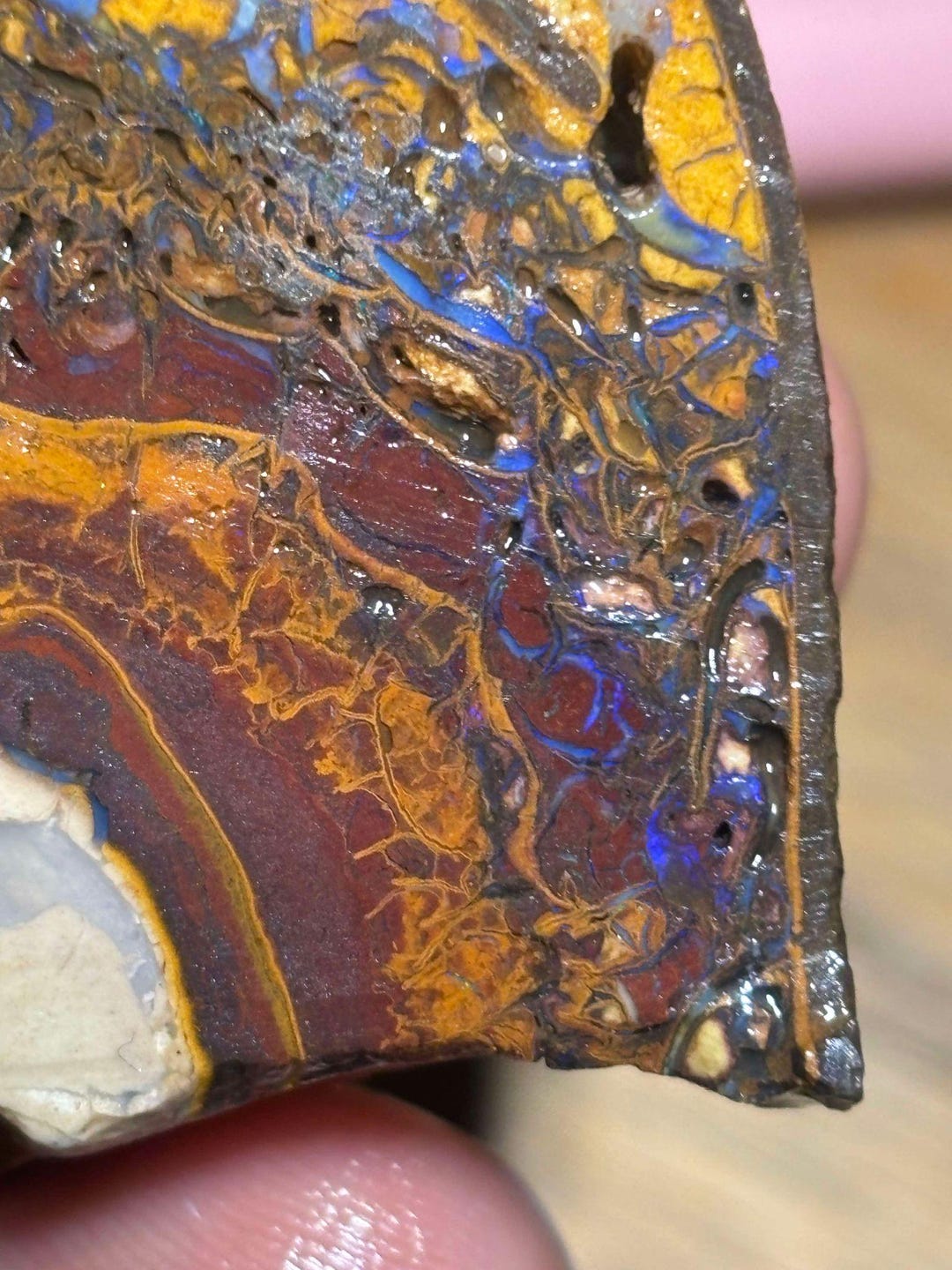 Insane Pattern Rough Boulder Opal With Nice Color From Queensland ...
