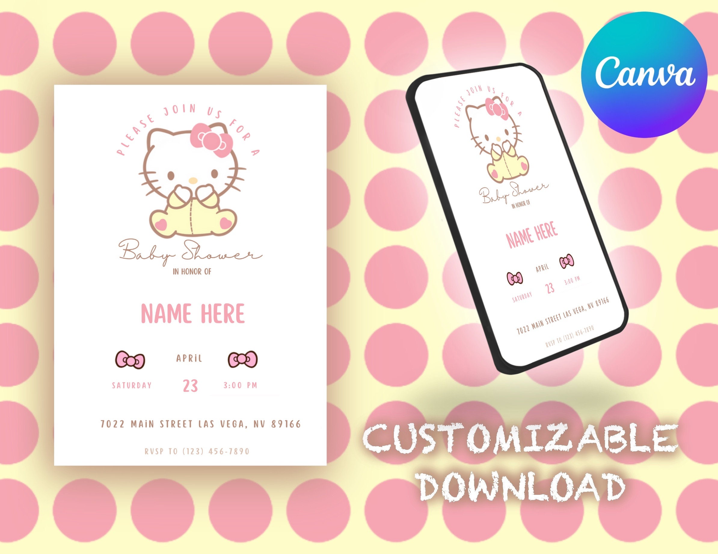 Hello Kitty Baby Shower