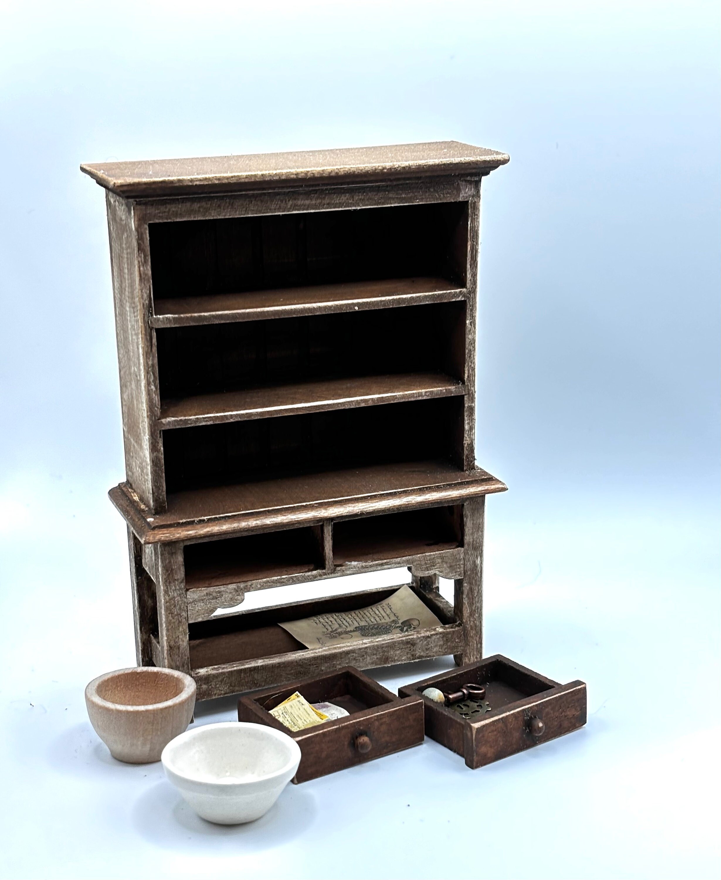 Handcrafted Mini Apothecary Cabinet Dollhouse Collectible Decor - Etsy