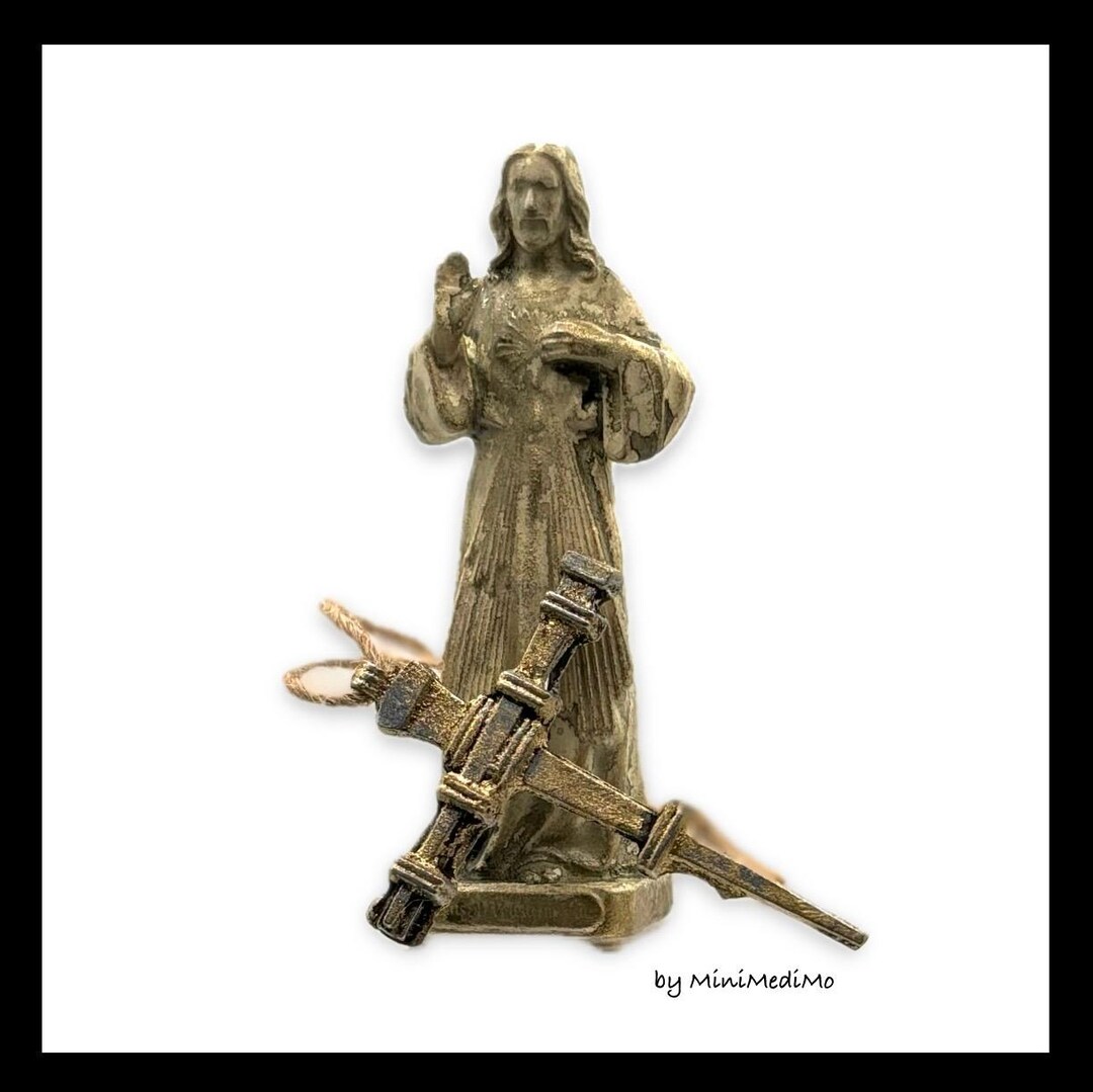 Divine Mercy Jesus Miniature 3 Inch Statue Figurine With Crucifix ...