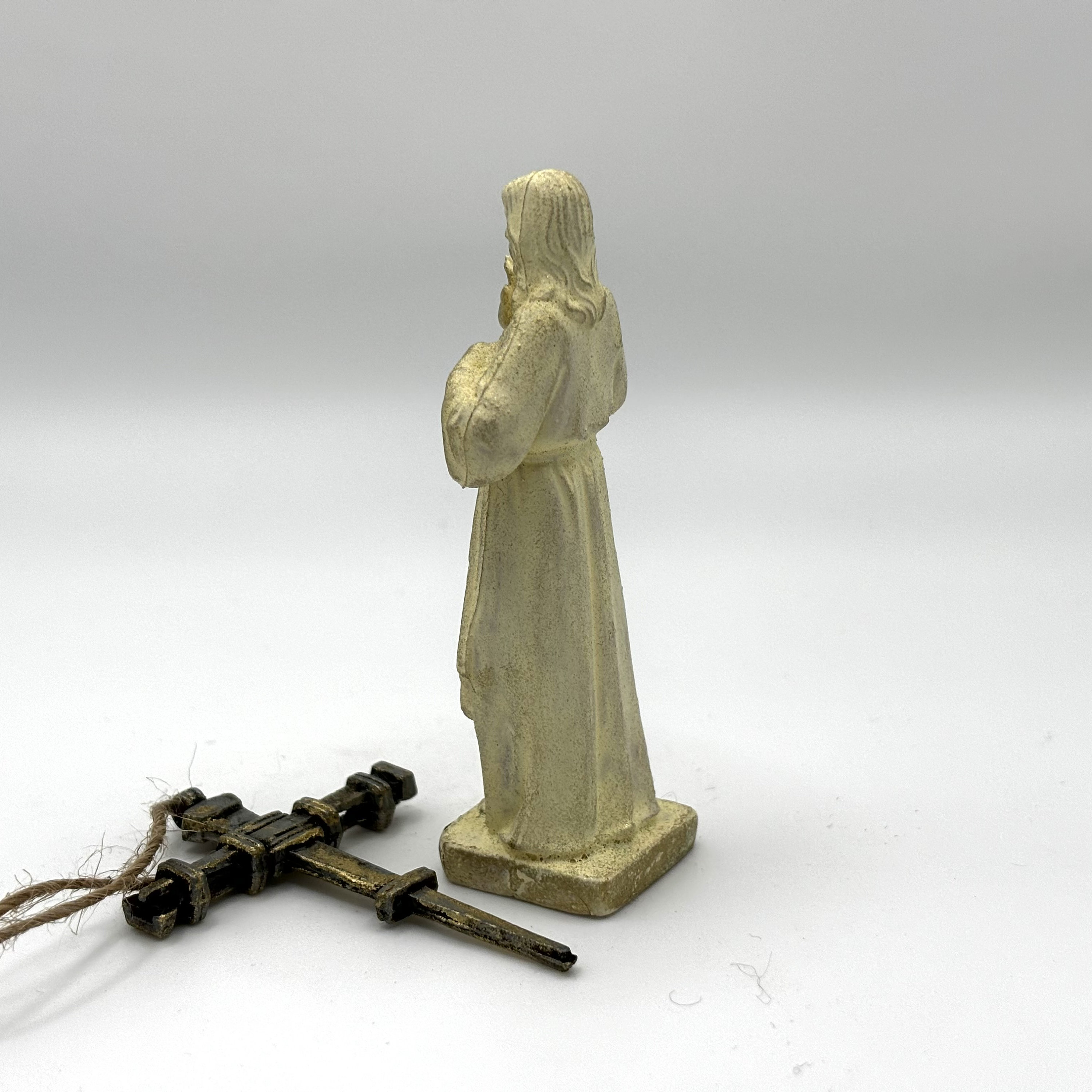 Divine Mercy Jesus Miniature 3 Inch Statue Figurine With Crucifix - Etsy