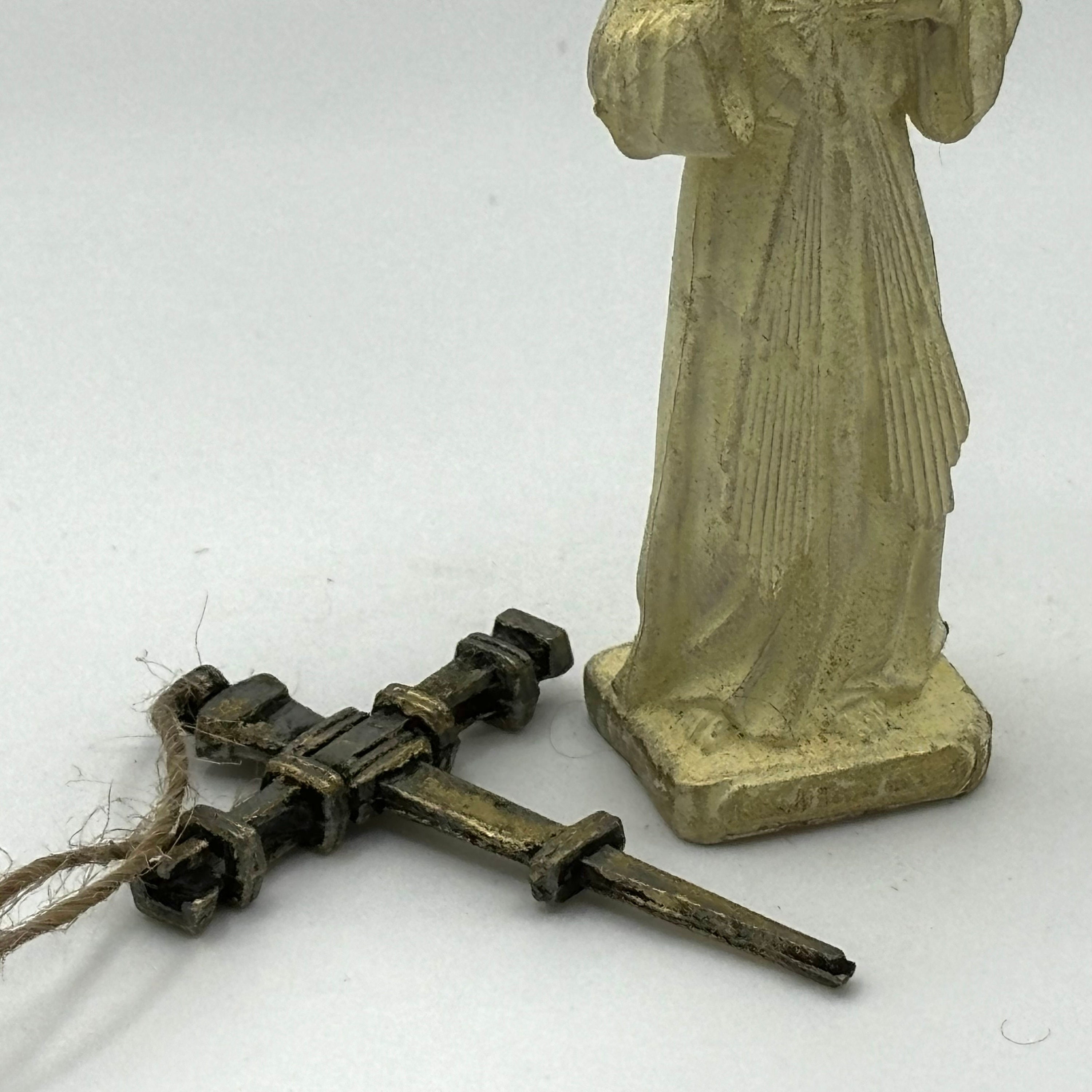 Divine Mercy Jesus Miniature 3 Inch Statue Figurine With Crucifix - Etsy
