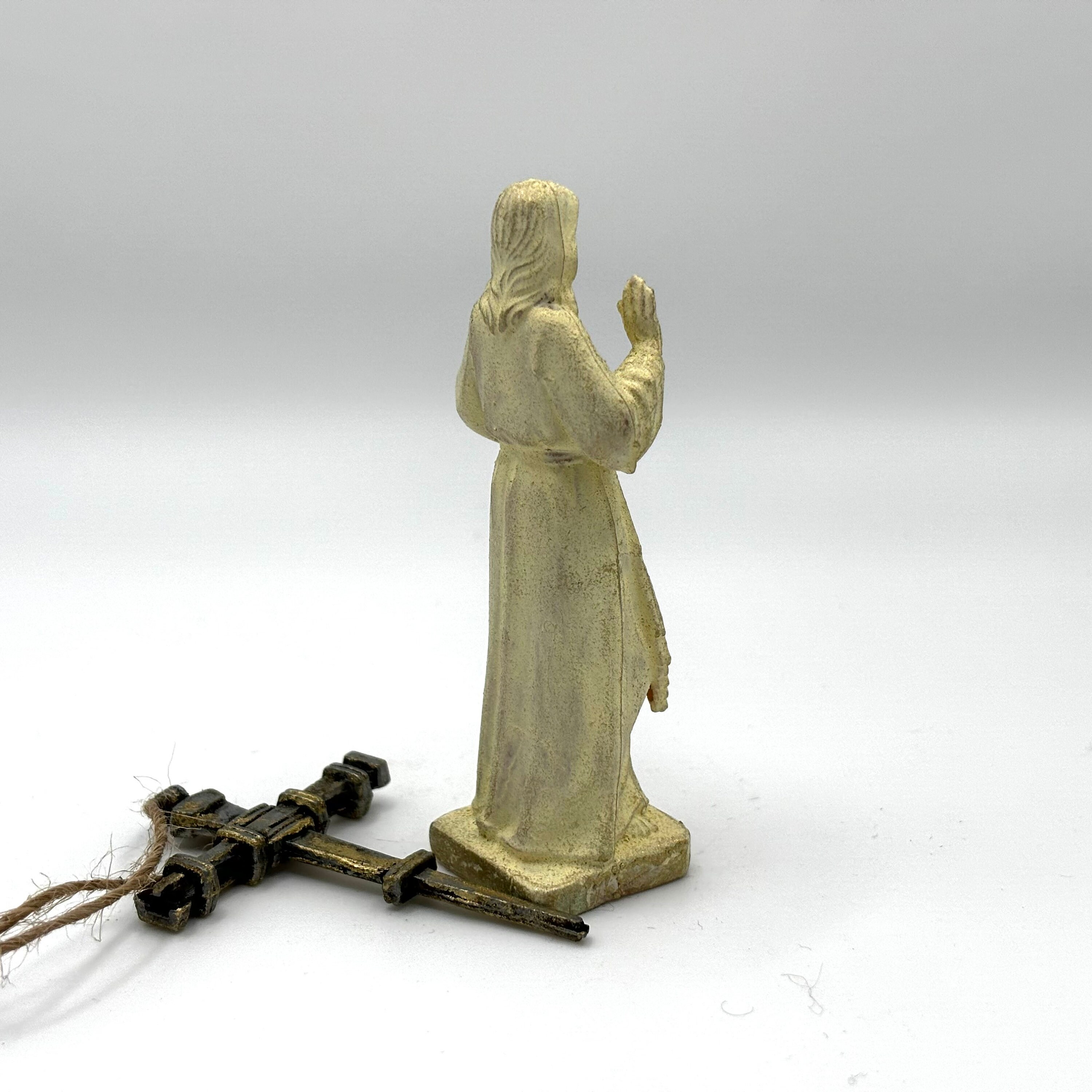Divine Mercy Jesus Miniature 3 Inch Statue Figurine With Crucifix - Etsy