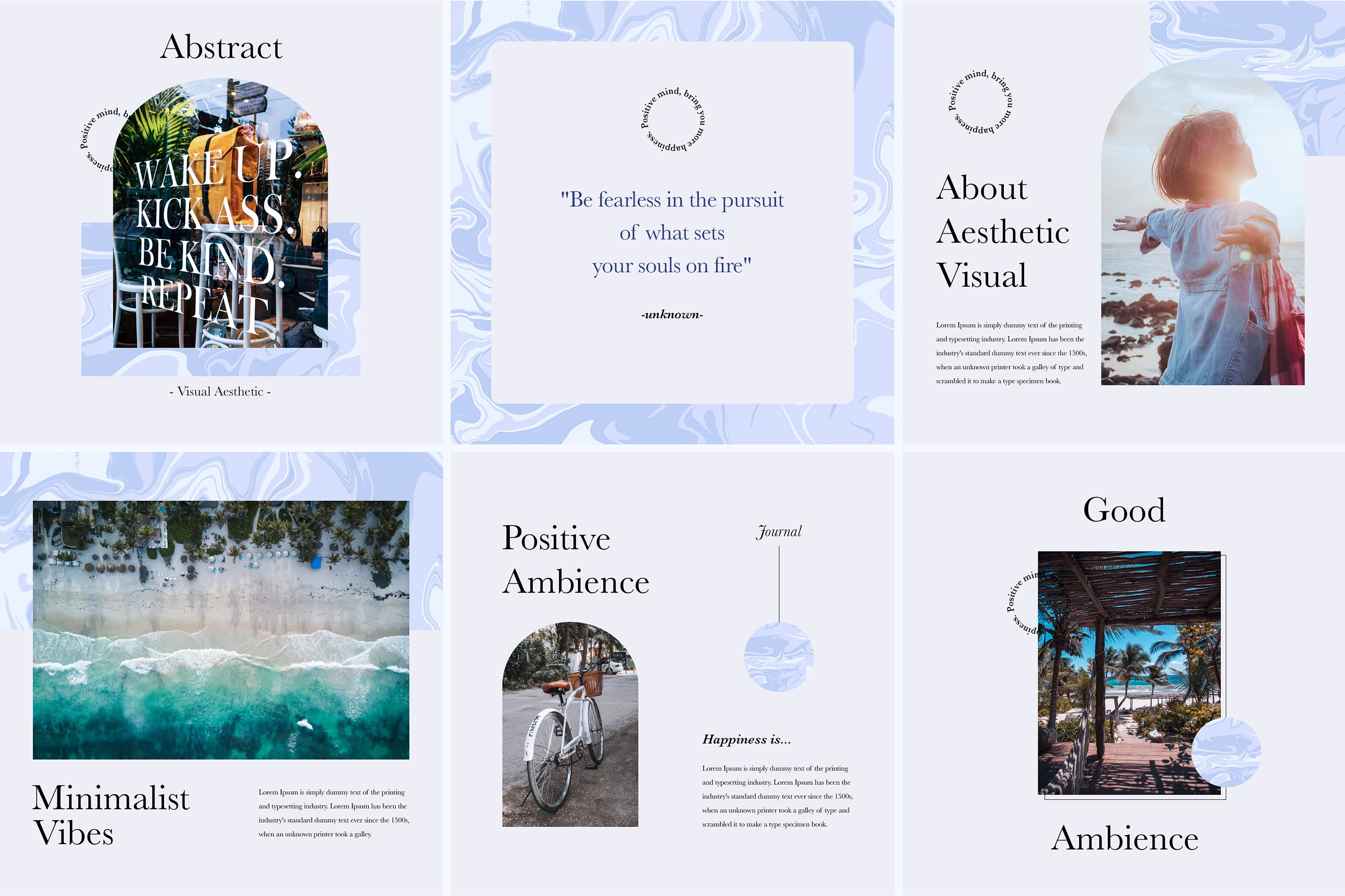 6 Instagram Social Media Template, Facebook Post Templates, Pinterest ...