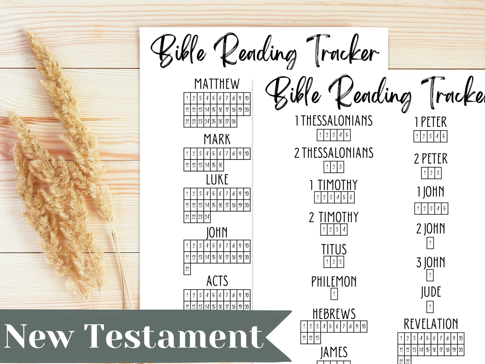 Bible Reading Tracker, Bible Reading Log, Bible Reading Plan, Digital ...