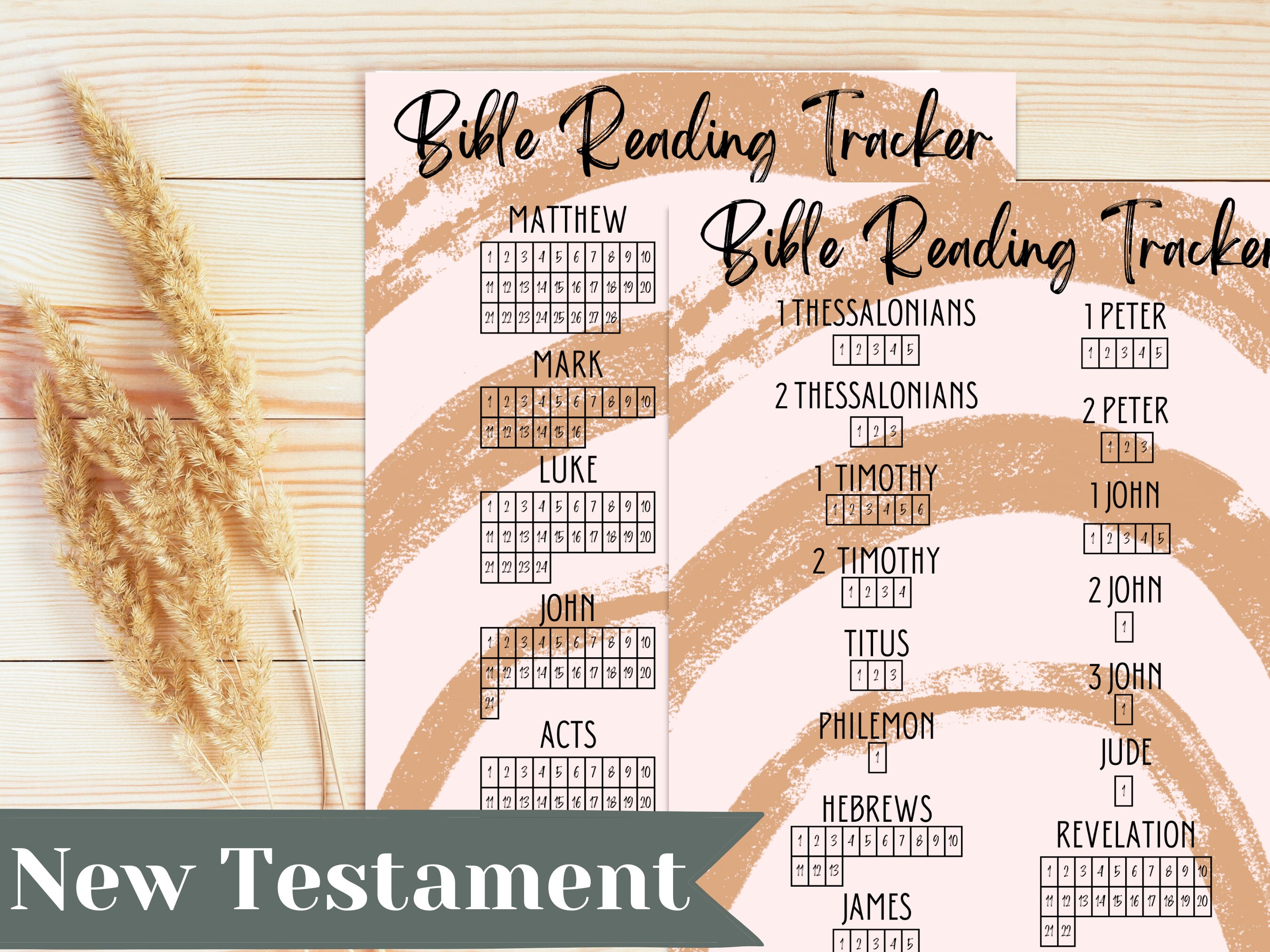 Bible Reading Tracker, Bible Reading Log, Bible Reading Plan, Digital ...