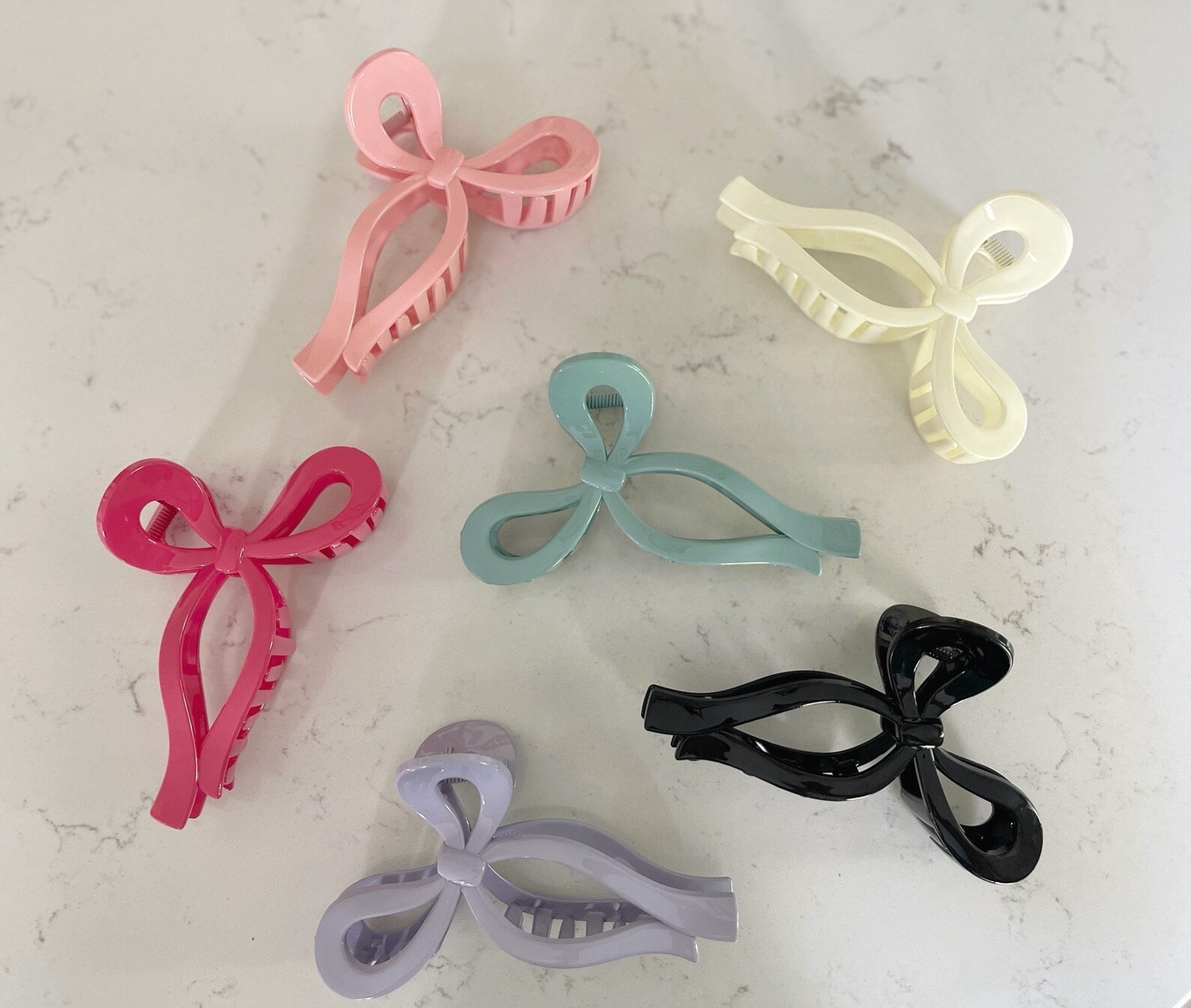 Bow Claw Clips, Coquette Bow Claw Clips, Trendy Claw Clips for Hair ...