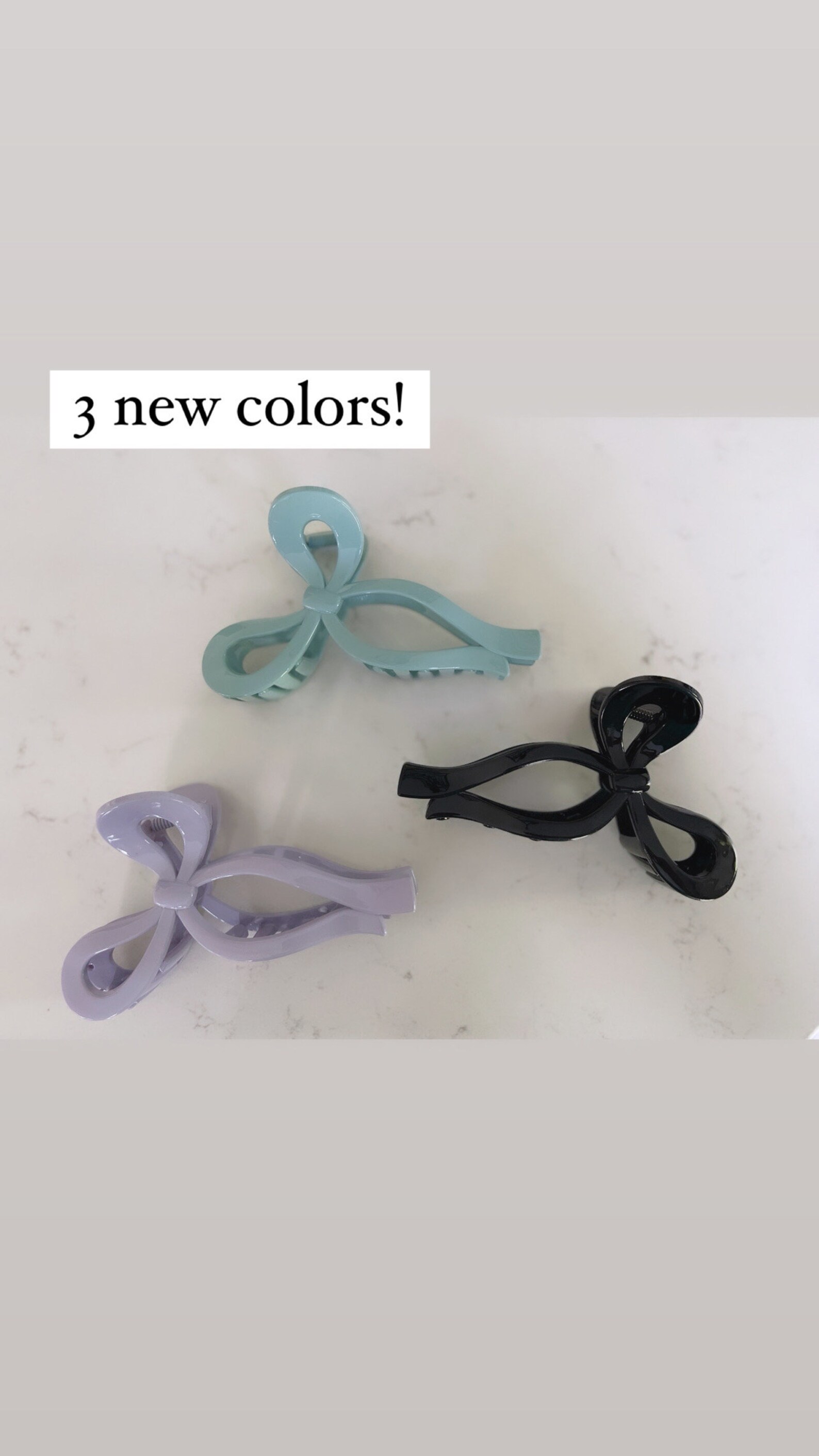 Bow Claw Clips, Coquette Bow Claw Clips, Trendy Claw Clips for Hair ...