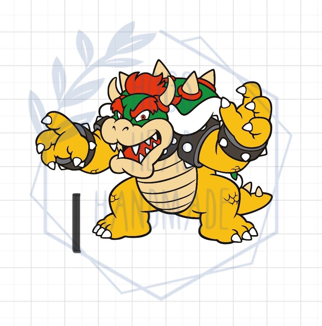 Bowser Iron on or Sublimation - Etsy