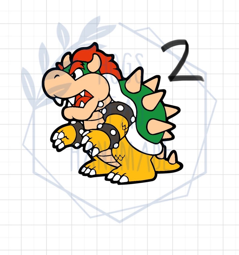 Bowser Iron on or Sublimation - Etsy