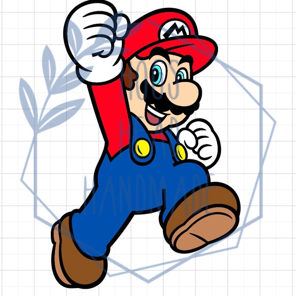 Iron on Super Mario Decals - Etsy UK