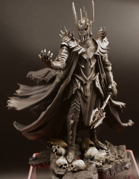 Digital Prints Art & Collectibles Prints Sauron The Dark Lord STL 3D ...