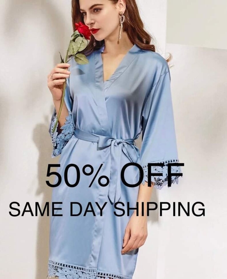 Satin Bridesmaid Wedding Robes Bridal Party Robe - Etsy