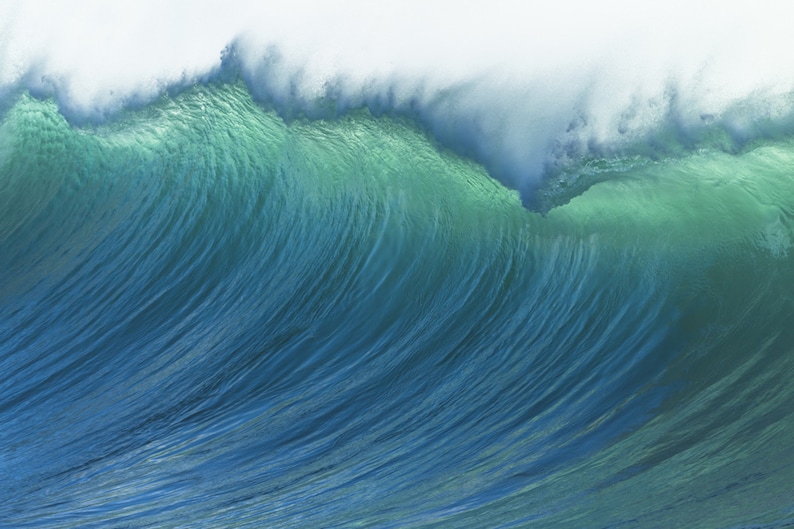 Ocean Waves Wall Collage Kit | 110 Pictures Digital Download - Etsy