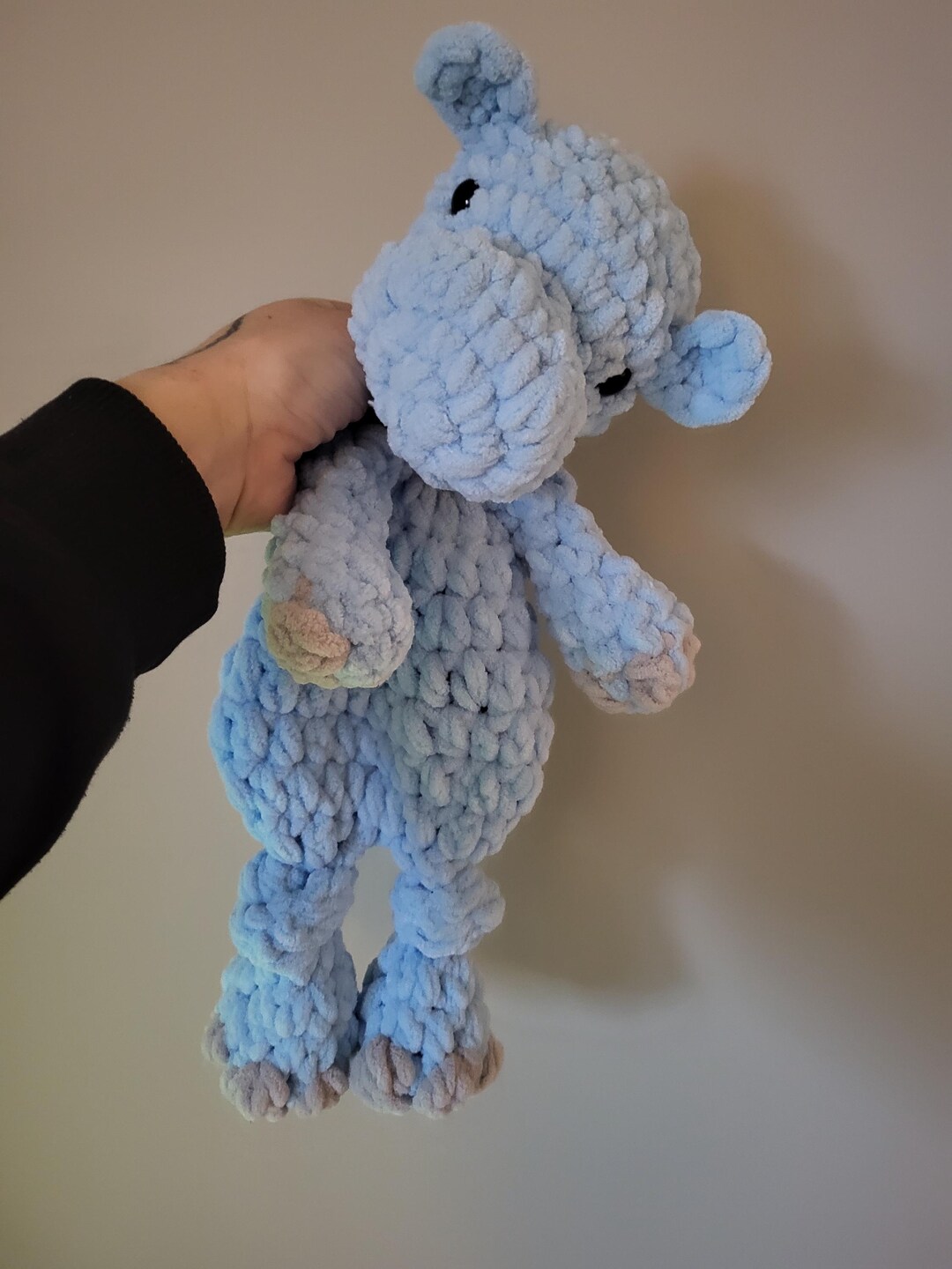 Made to Order Hippo Comforter Snuggle Buddy Blankie - Etsy