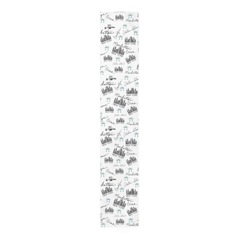 New York City Table Runner / NY Table Runner / New York City - Etsy