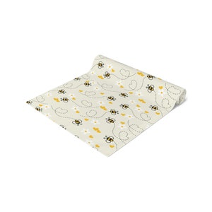 Honey Bee Table Runner, Summer Table Runner, Bumble Bee Decor ...