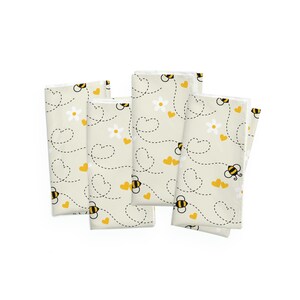 Honey Bee Napkins Honey Bee Gifts Cloth Napkins - Etsy