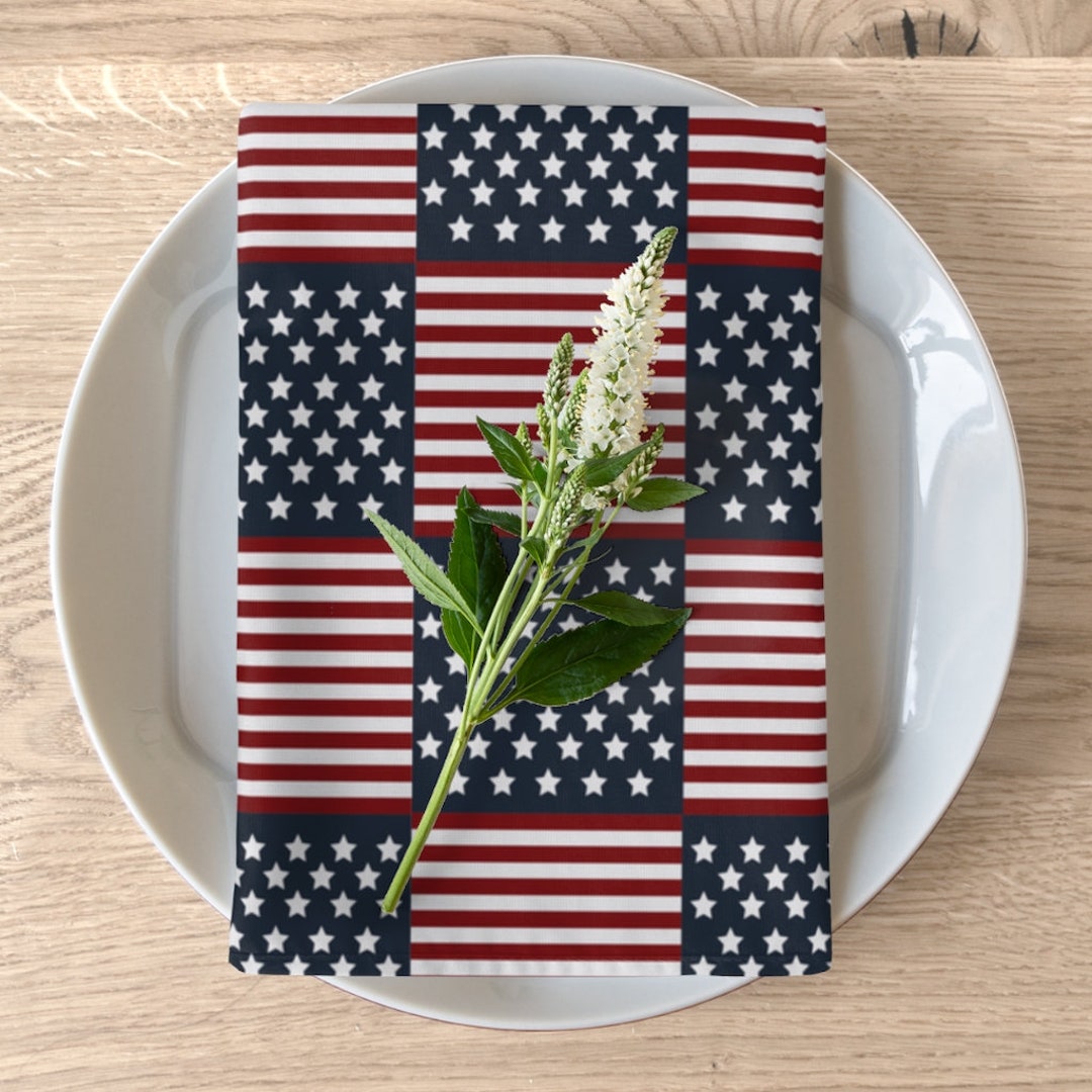 4th of July Decor, 4th of July Napkins, Independence Day Decor ...