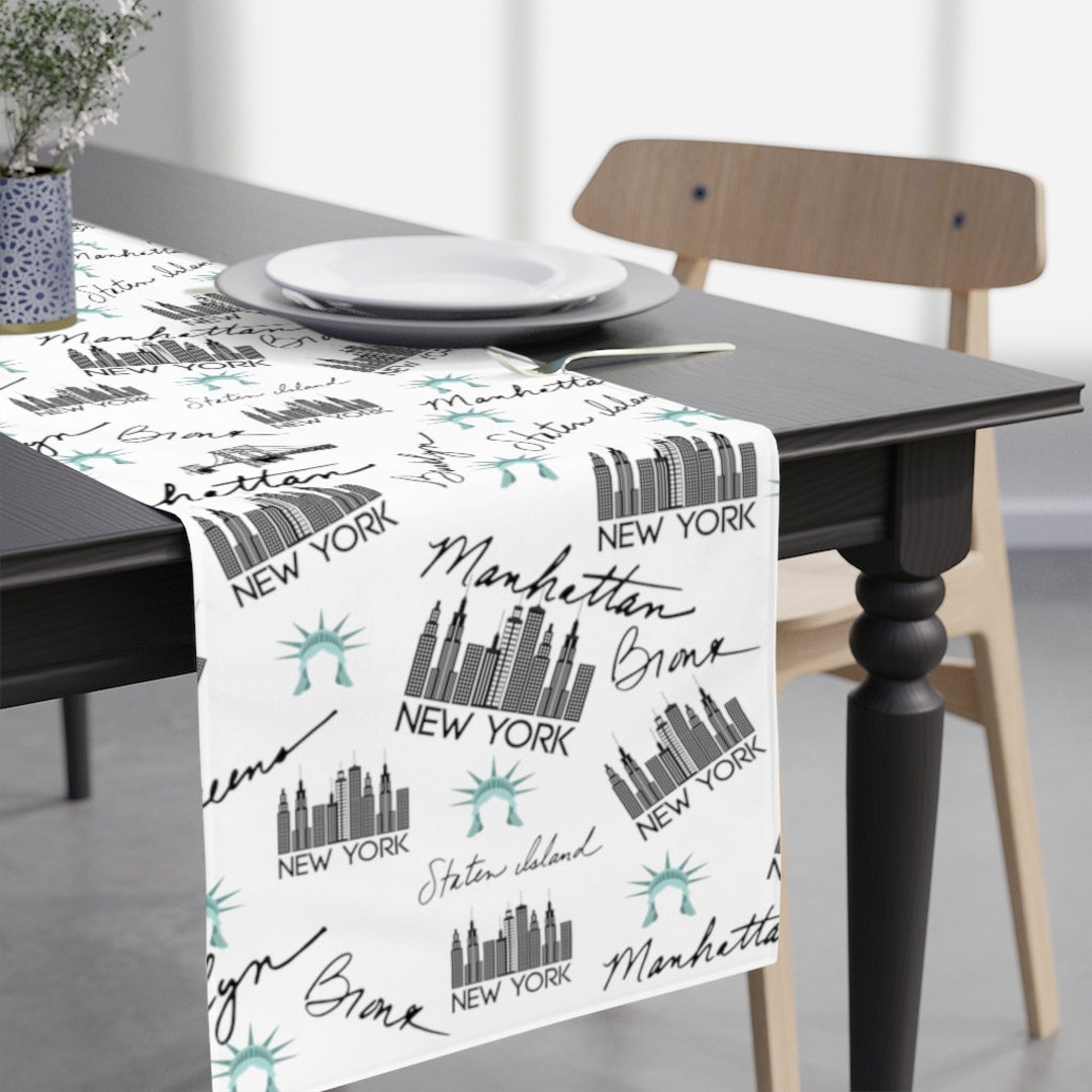 New York City Table Runner / NY Table Runner / New York City Decor ...
