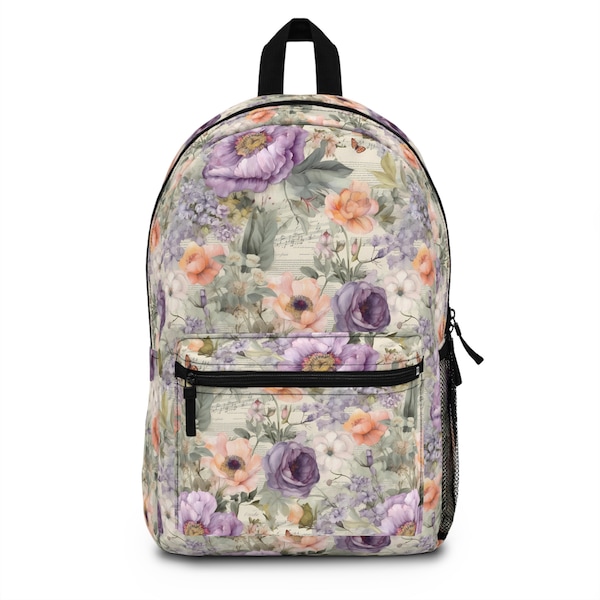 Floral Backpack - Etsy