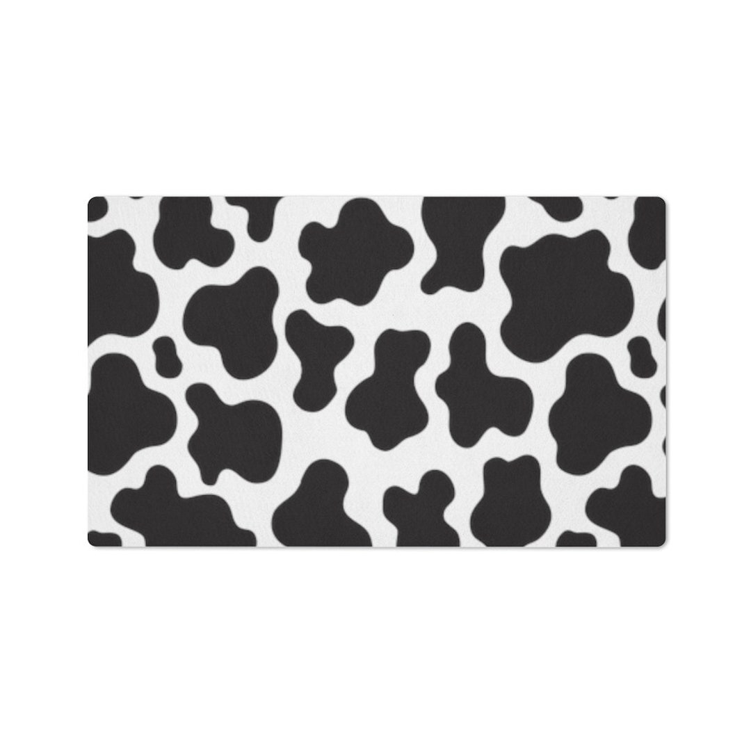 Cow Print Floor Mat, Farmhouse Mat, Cow Print Rug, Animal Print Mat ...