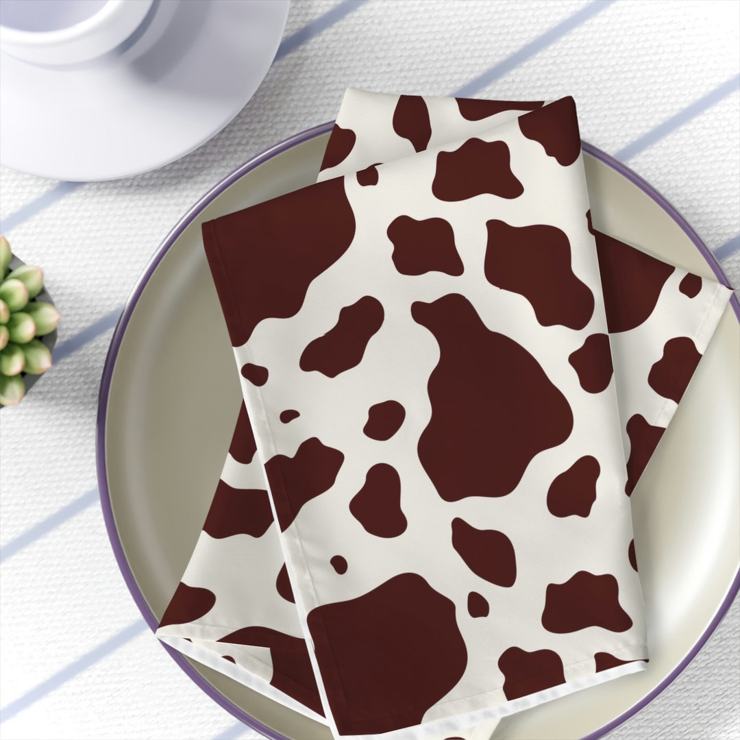 Brown Cow Napkins, Farmhouse Napkins, Farmhouse Home Decor, Cloth ...