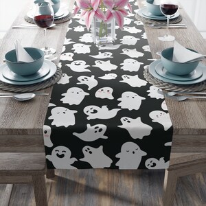 Ghost Table Runner, Halloween Table Runner, Ghost Table Decor ...
