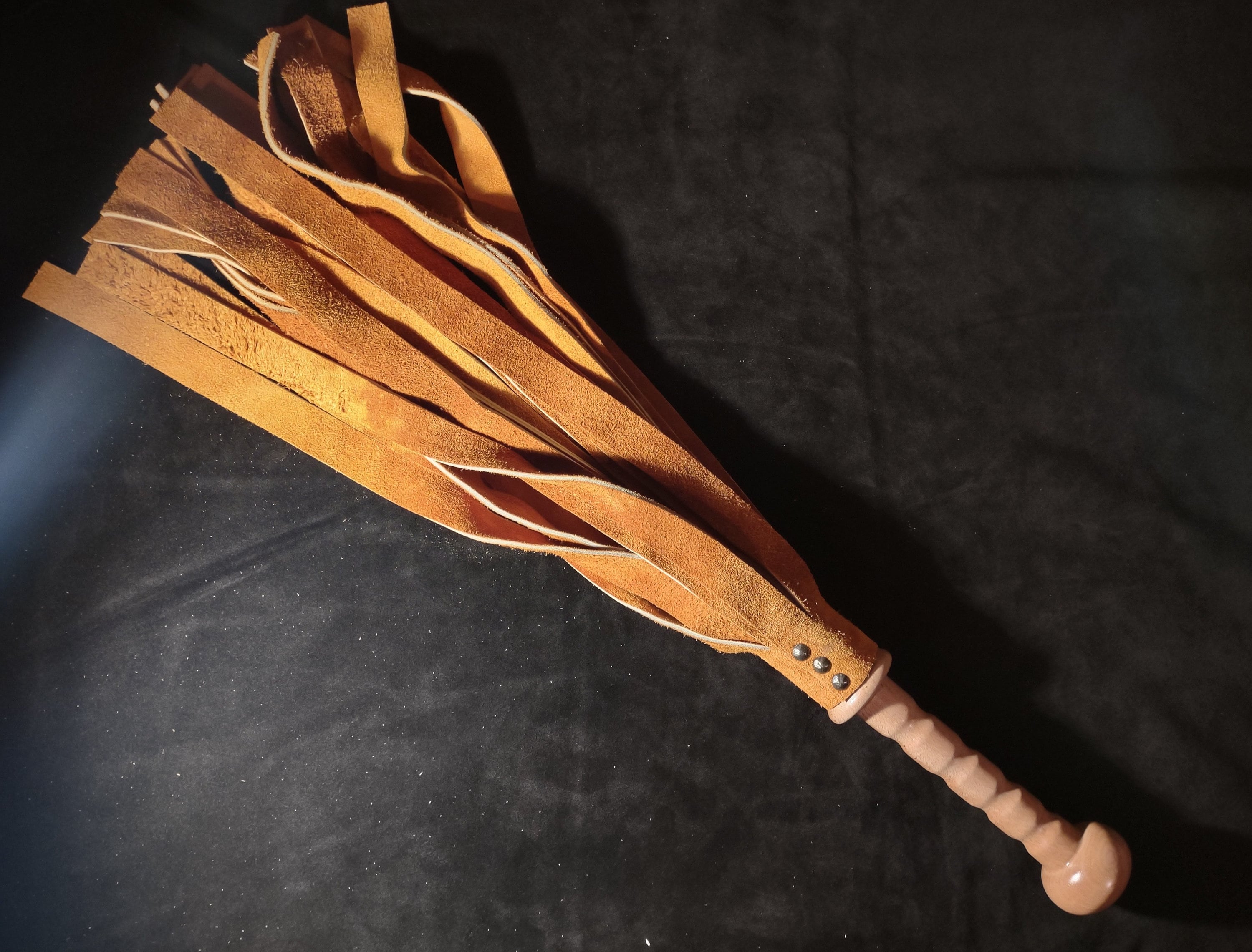 Leather Mop Flogger With Custom Handle - Etsy