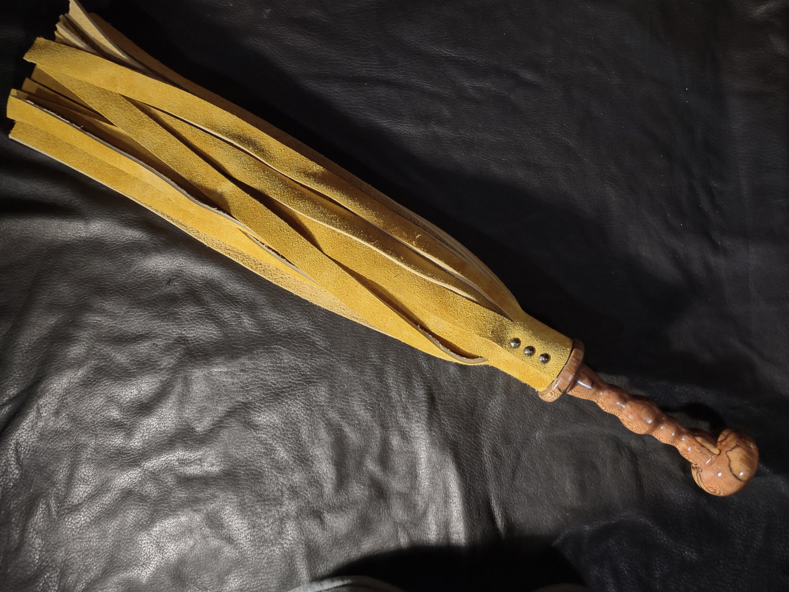 Leather Mop Flogger With Custom Handle - Etsy