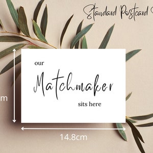 Reserved Sign, Matchmaker Chair Sign, Matchmaker Wedding Sign, Reserved ...