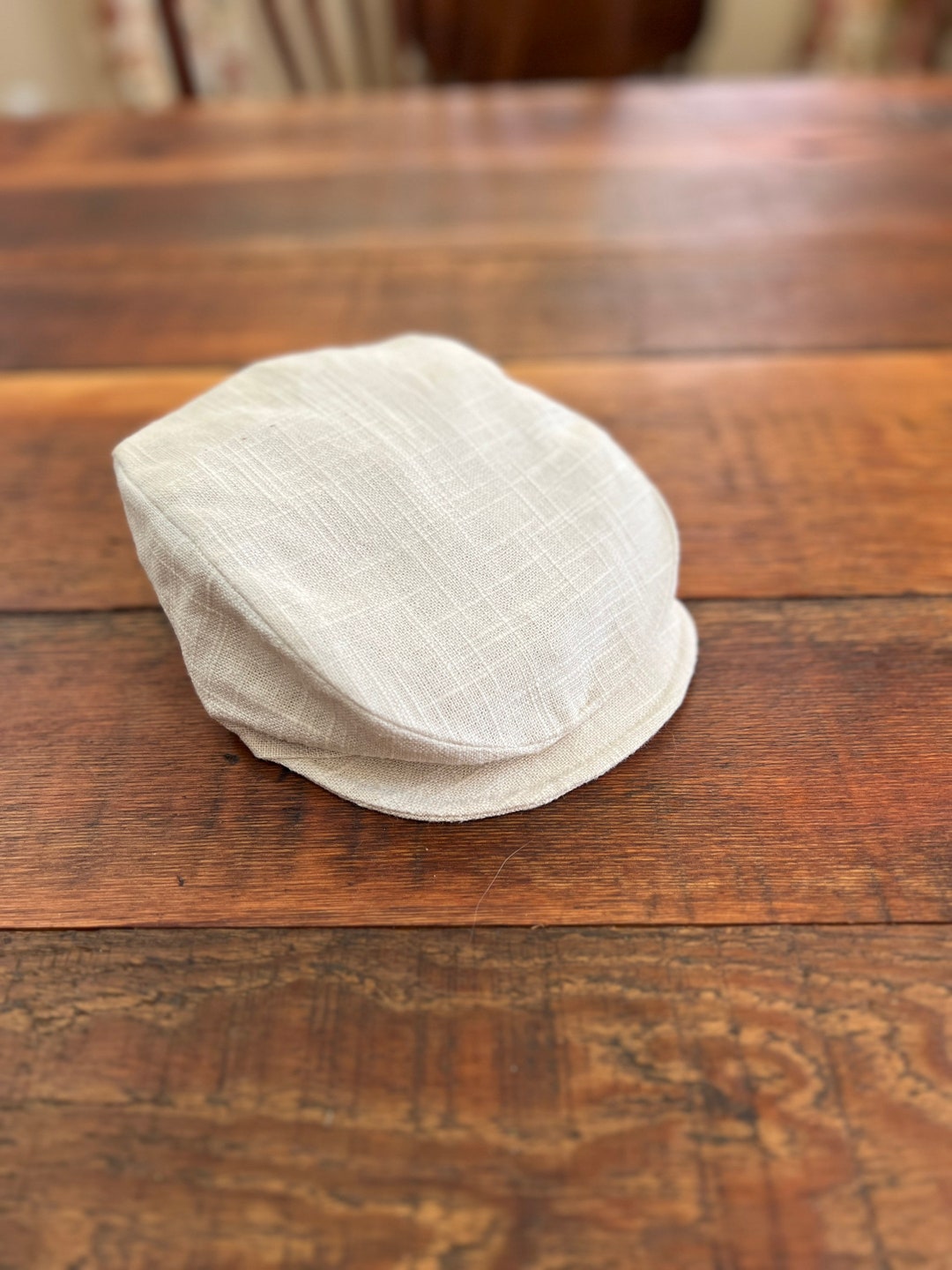Cream Linen Look Newsboy Cap Paige Boy Hat Natural Linen - Etsy
