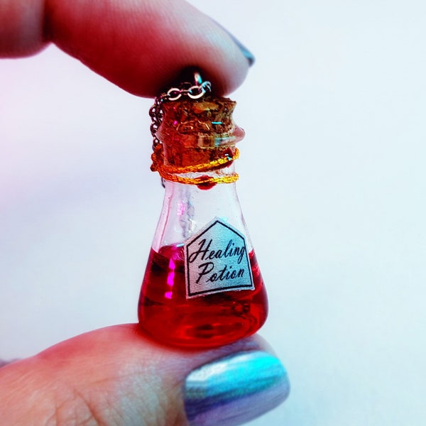 Life Potion Necklace - Etsy