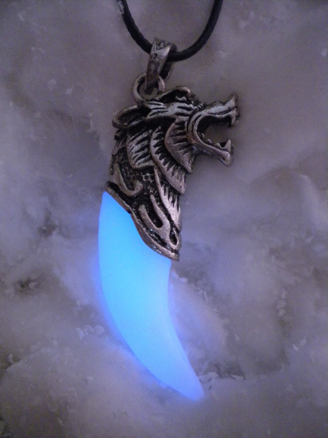 Wolf Fang Tooth Totem Necklace Pendant - Animal Amulet - Winter is ...