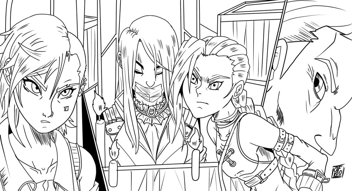 Arcane Coloring Sheet | Etsy