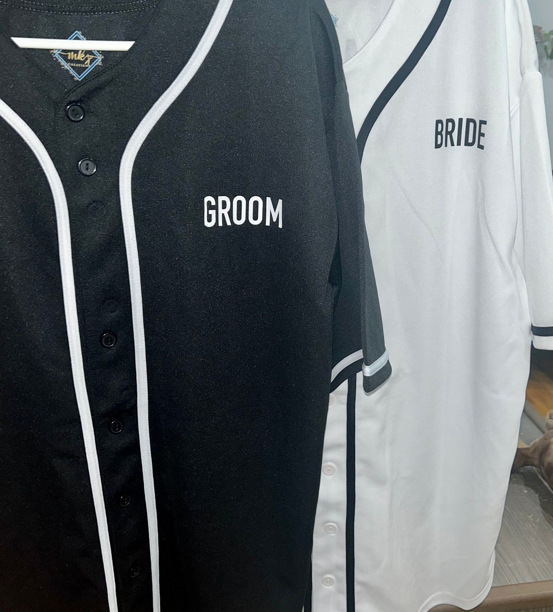 Bride & Groom Matching Jerseys - Etsy