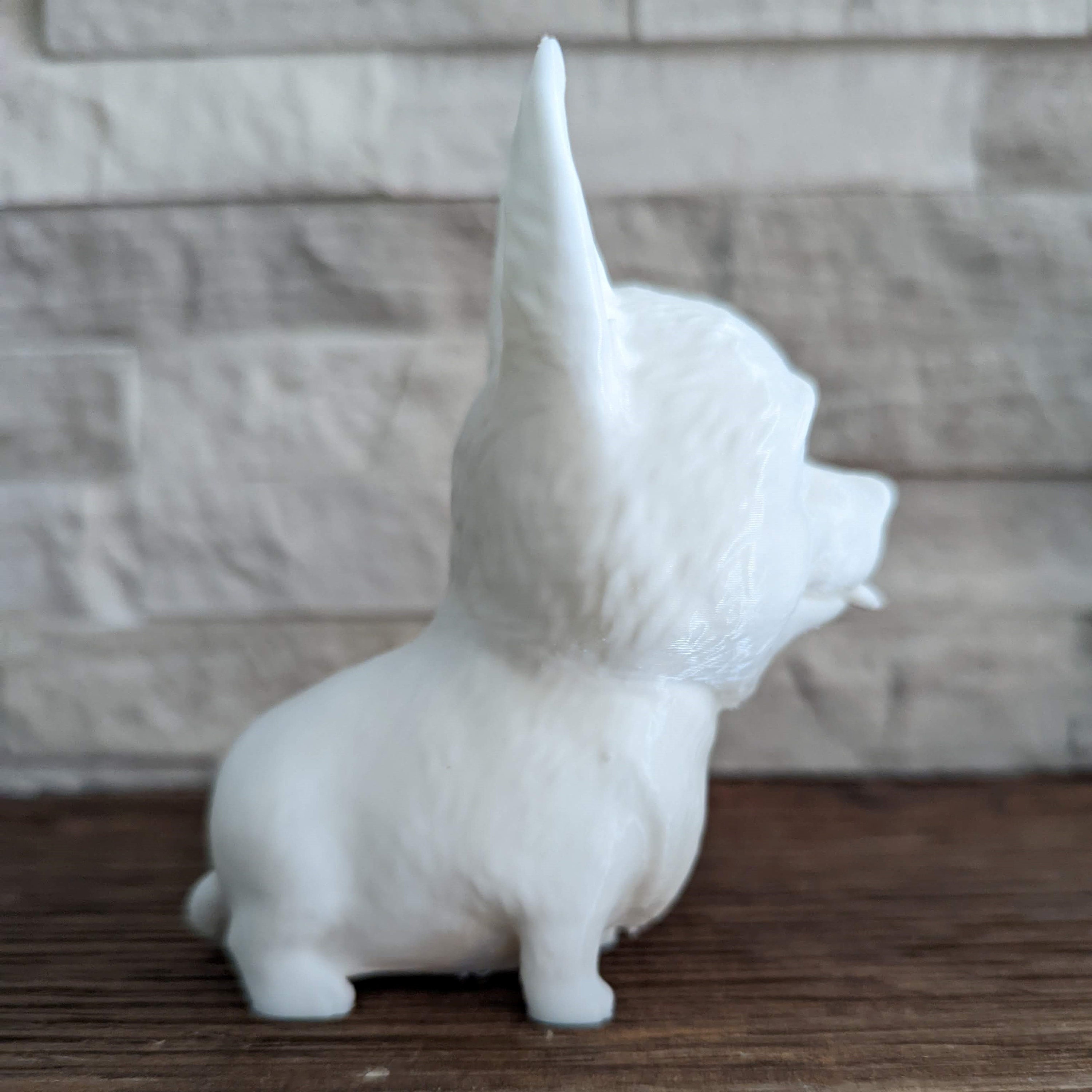 3D Printed Happy Corgi Figure - Etsy