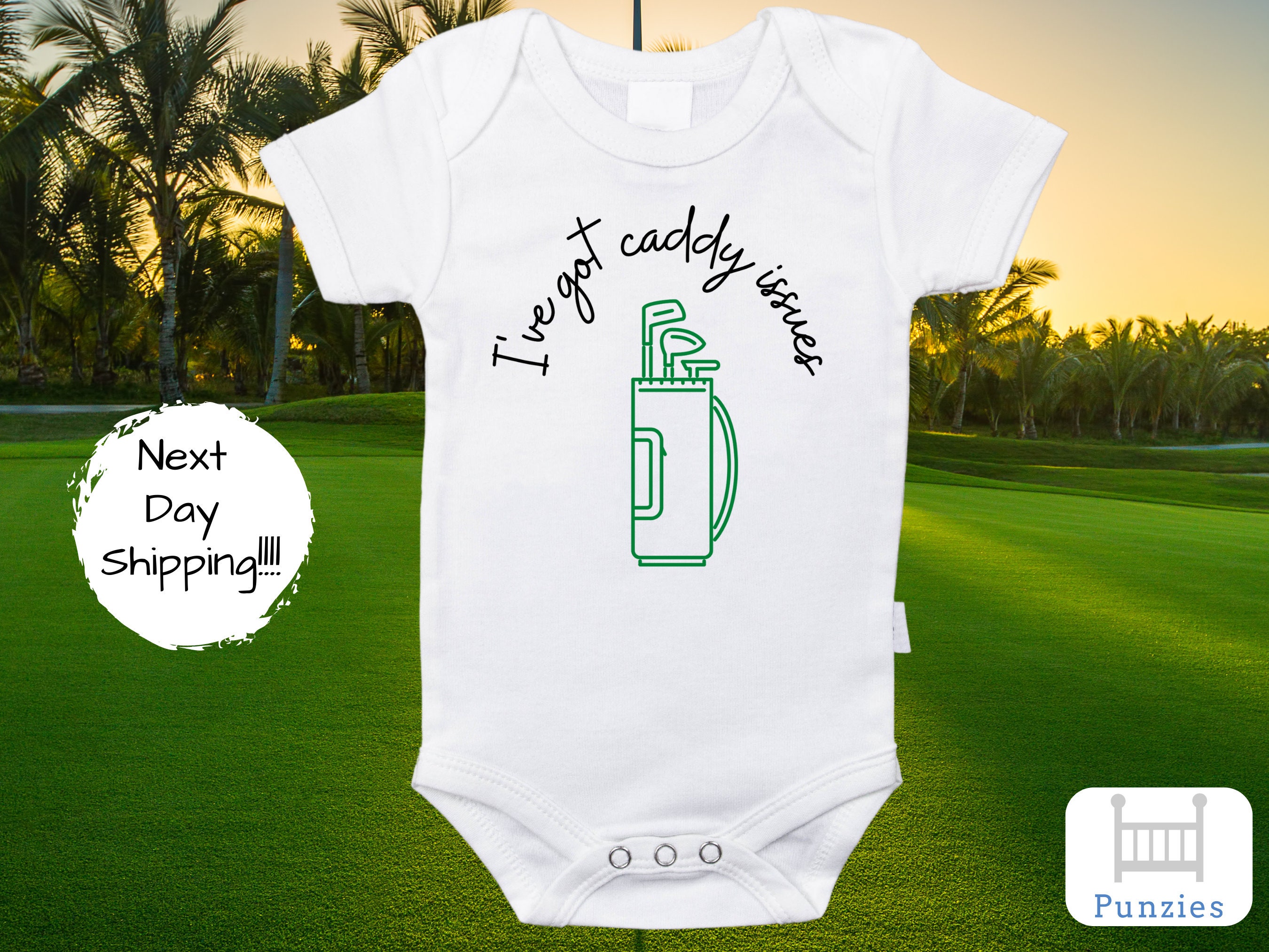 Caddy Issues Onesie® Golf Baby Onesies® Funny Baby - Etsy