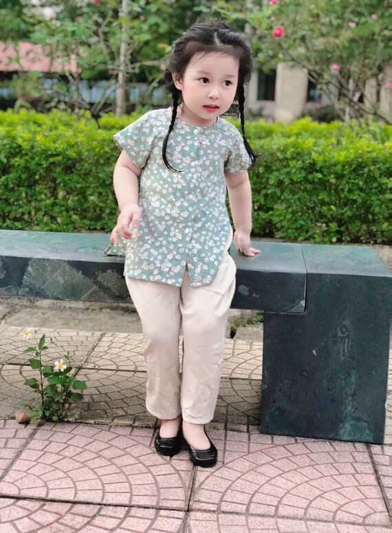 Vietnamese Ao Ba Ba Ao Ba Ba for Girls Ba Ba Shirt - Etsy