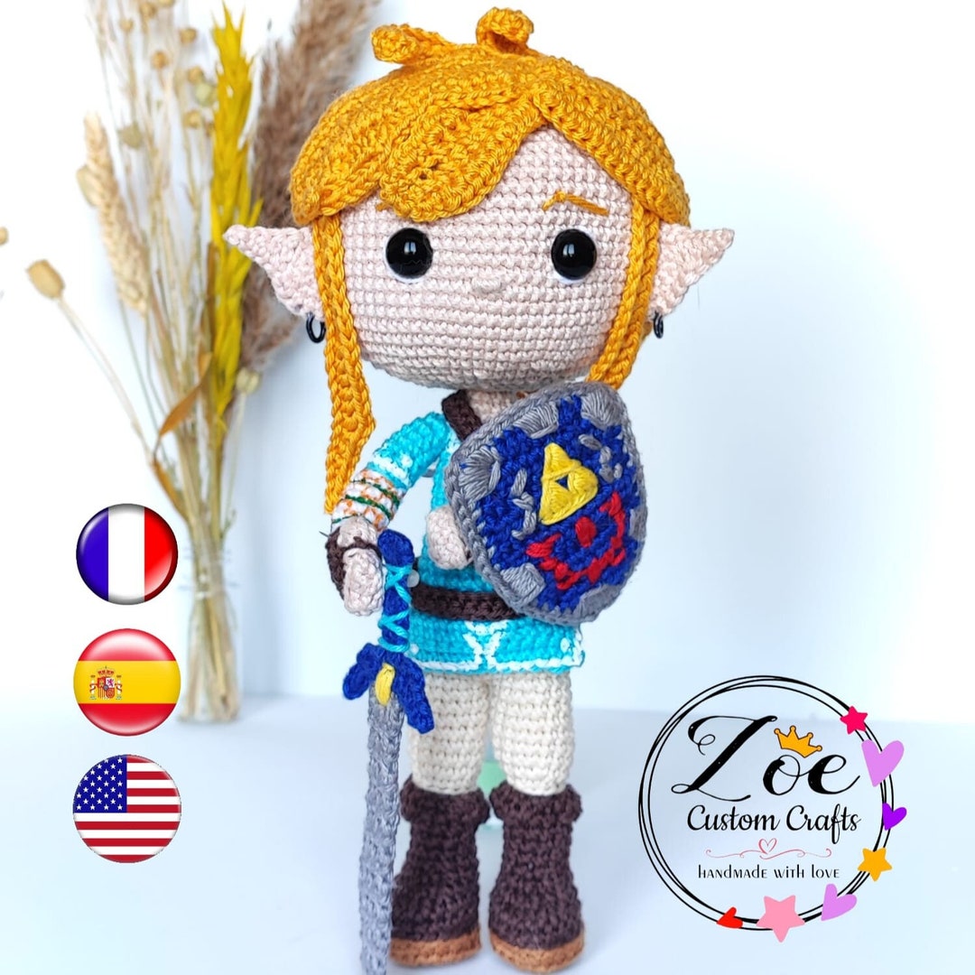 Link, Legend of Zelda Version Botw PATTERN AMIGURUMI - Etsy