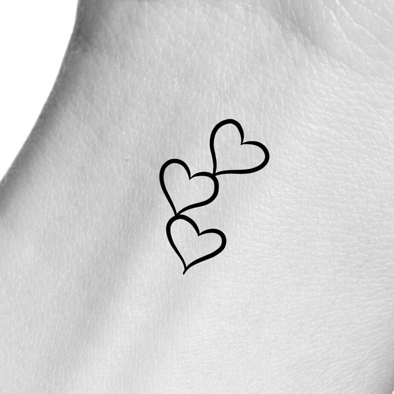 Connecting Hearts Tattoo - Etsy