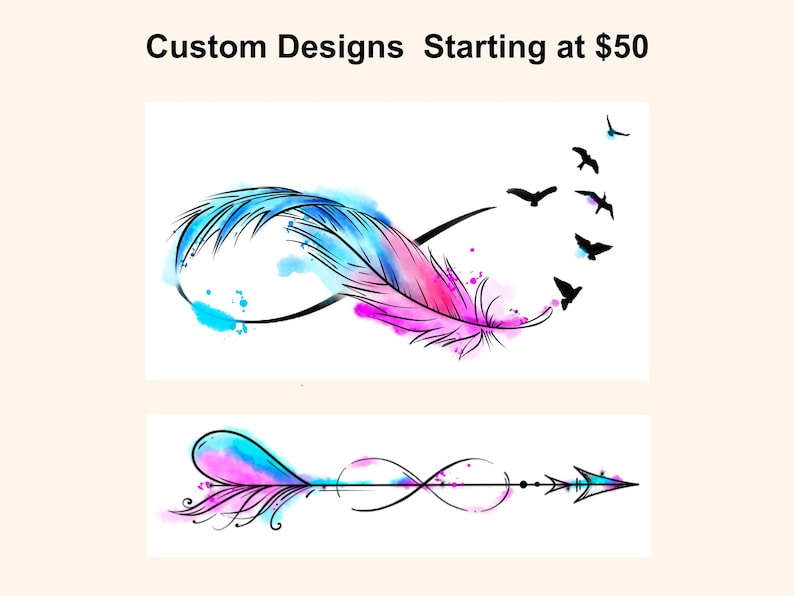 3 Hearts Connecting Tattoo Design Digital Download PNG - Etsy