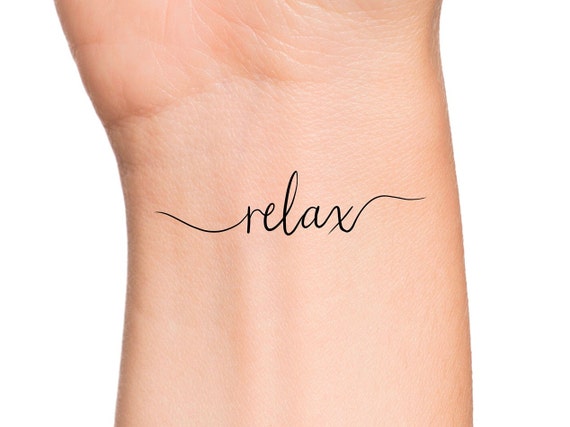 Calm Tattoos Keep Calm Temporary Tattoo,Lasts To 15 Days New