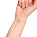 Custom Heart Infinity Initials Temporary Tattoo / Custom Heart Letters ...