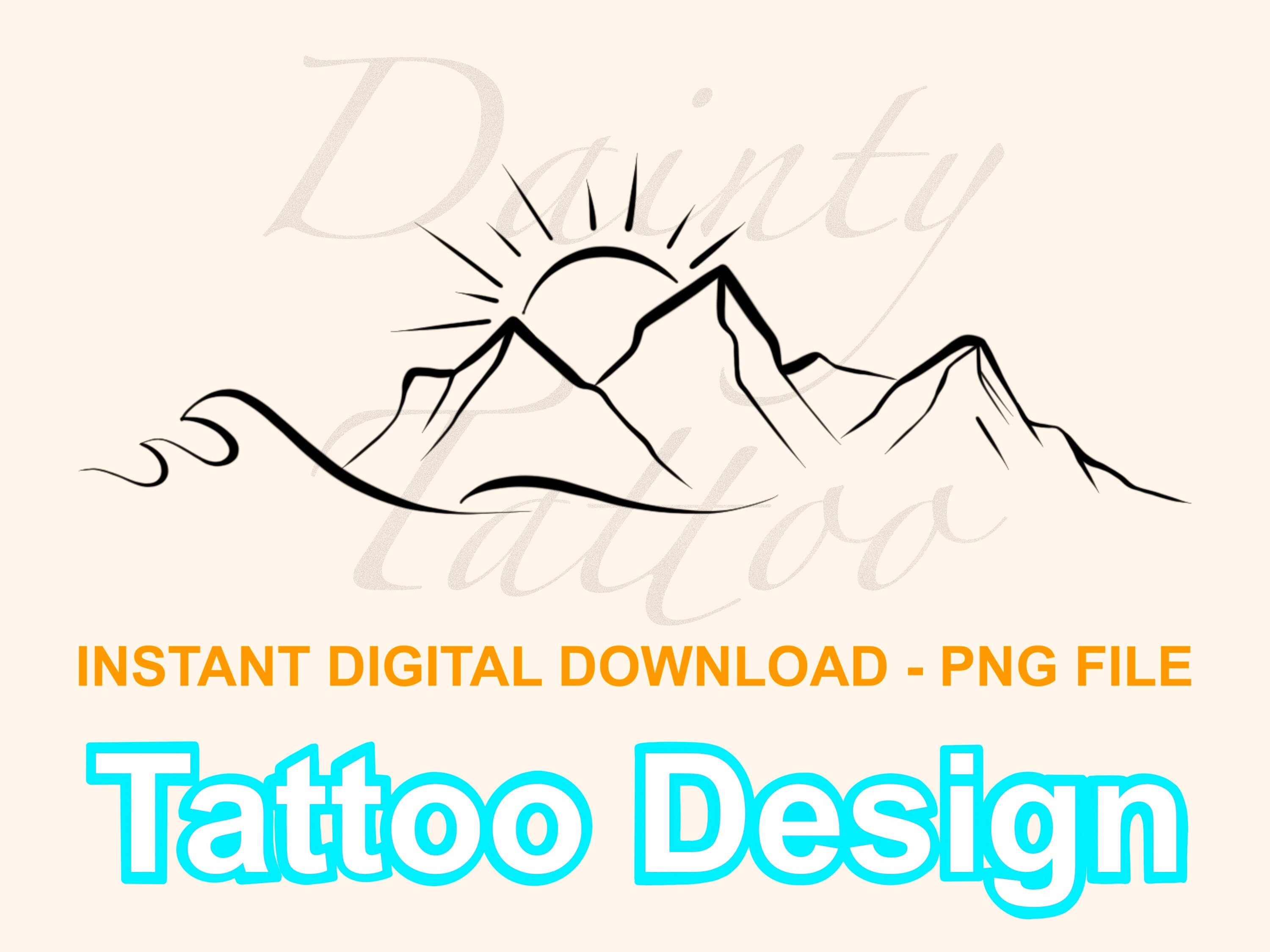 Mountain Tattoos Designs