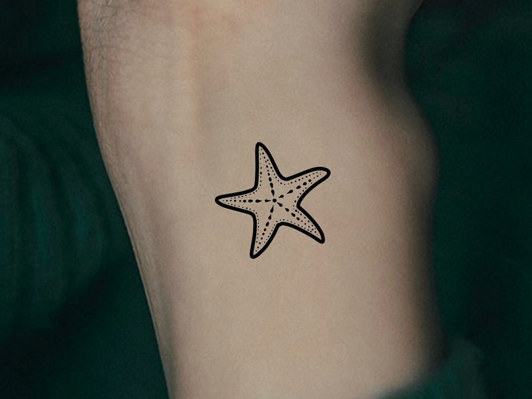 Starfish Temporary Tattoo - Etsy