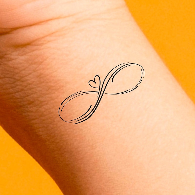 Infinity Temporary Tattoo - Etsy