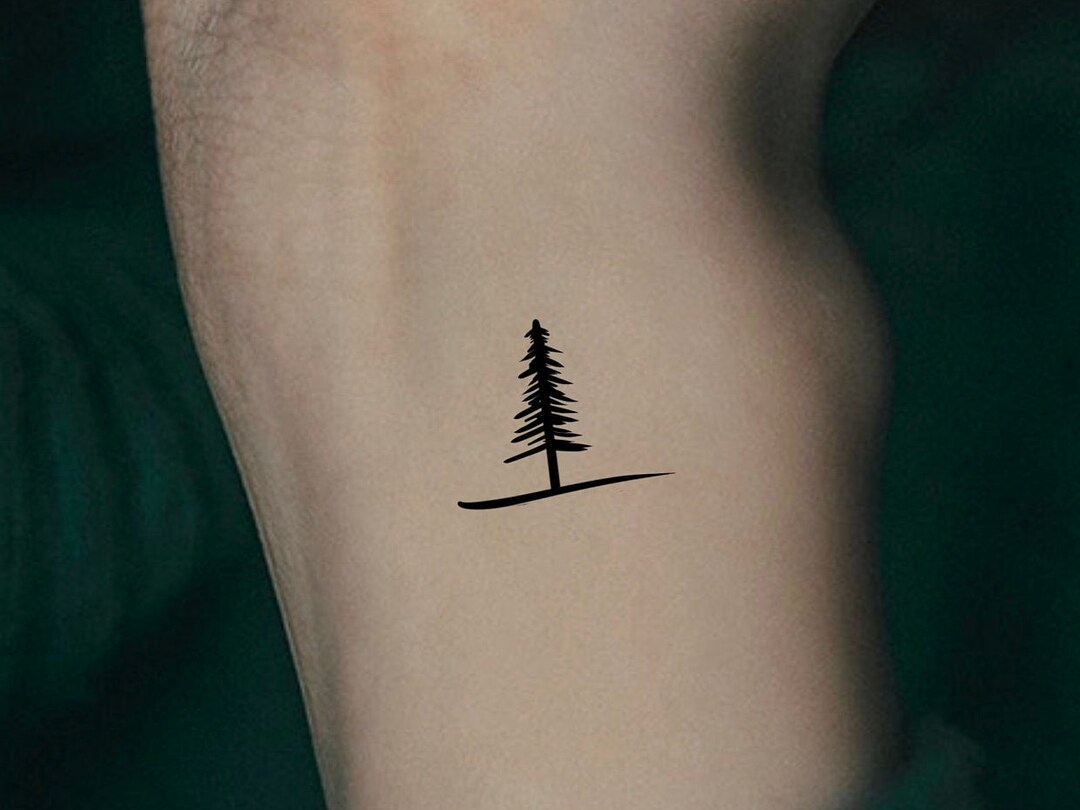 Little Tree Temporary Tattoo - Etsy