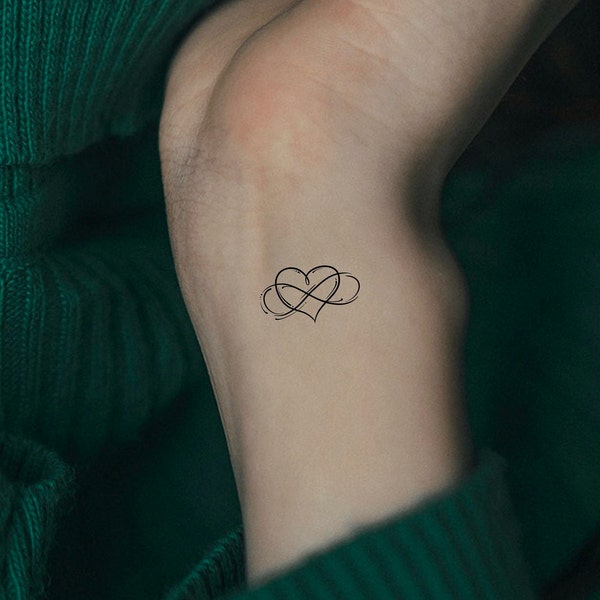 Love Infinity Tattoo - Etsy