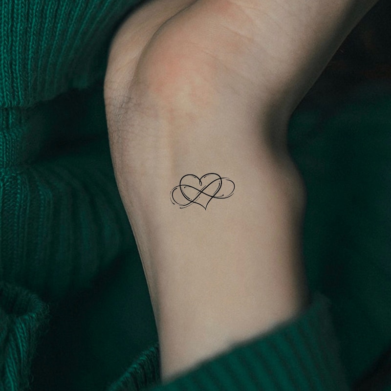 Infinity Heart Tattoos With Names - Etsy